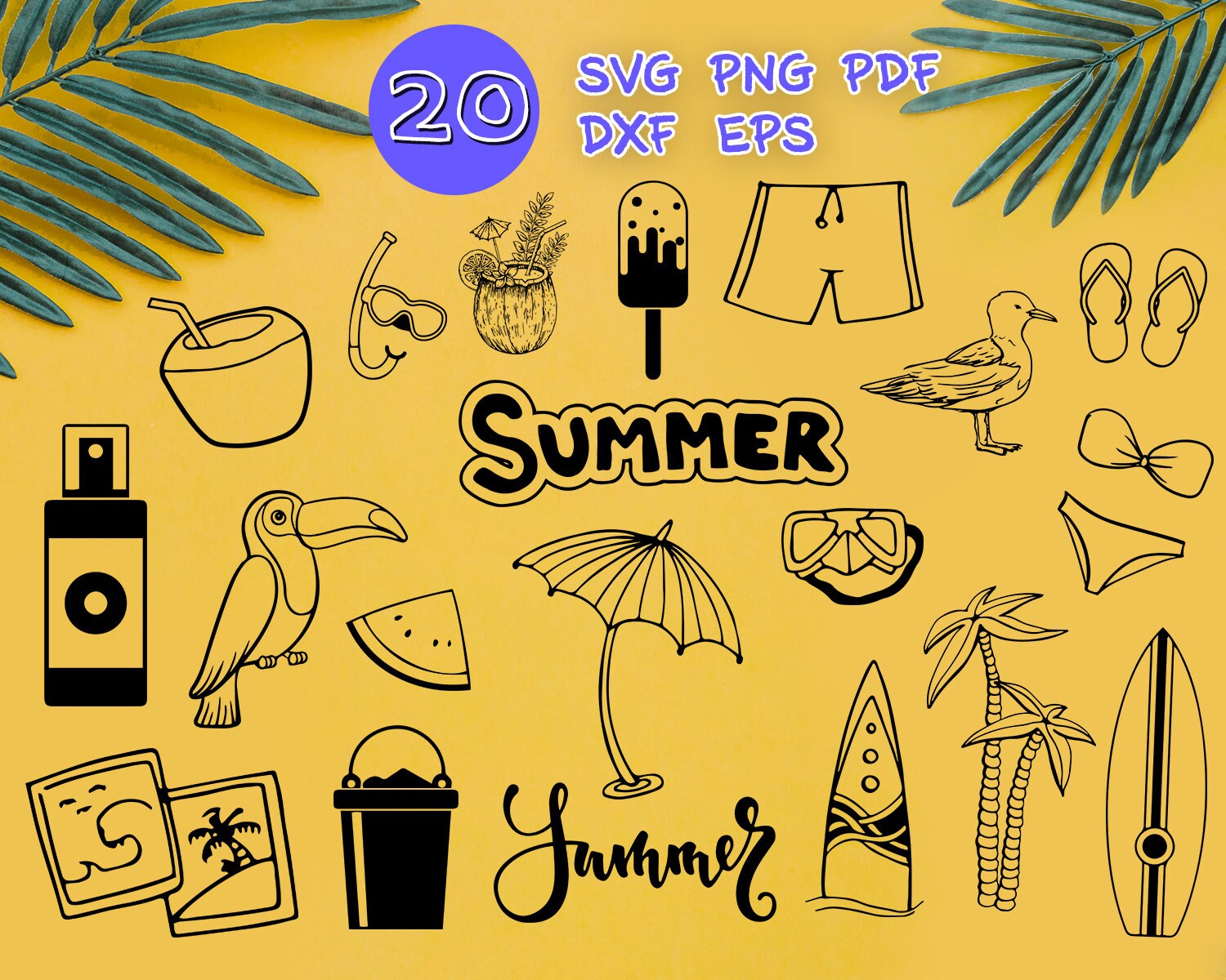 SUMMER SVG beach svg vacation svg summer cut file flip | Etsy