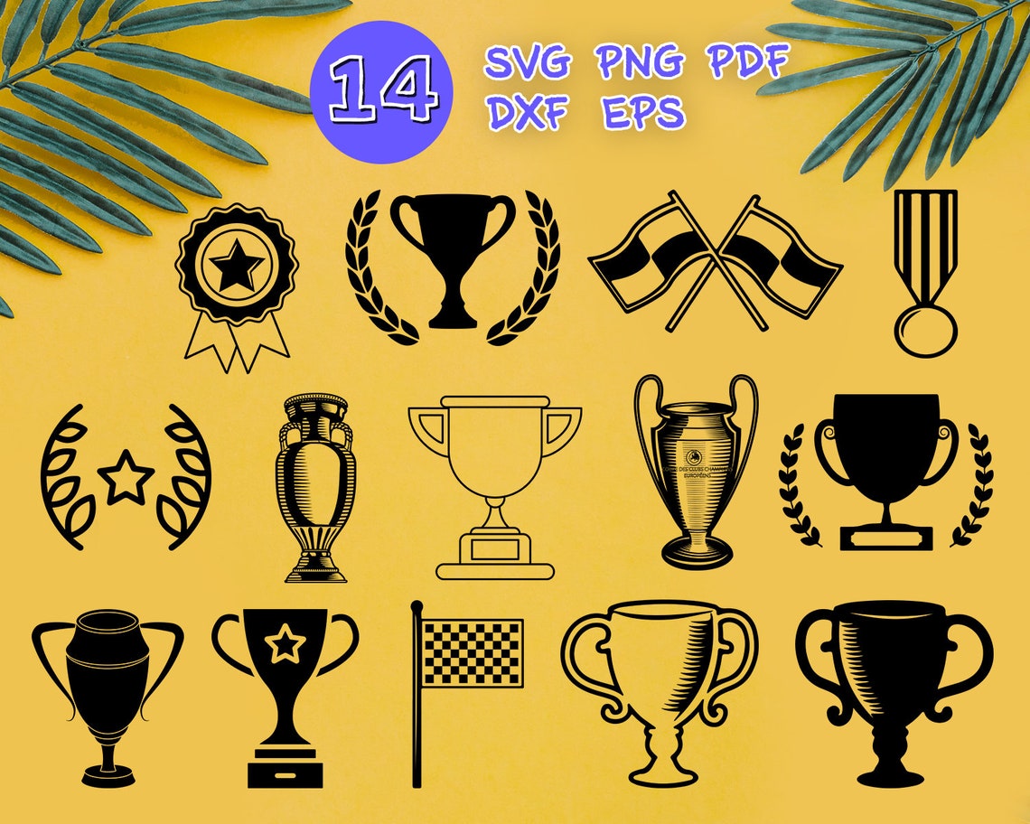 WINNER AWARDS SVG Trophy Svg Award Svg Winner Svg Champion | Etsy