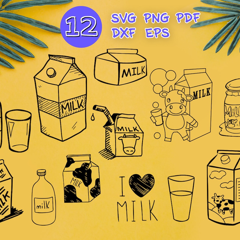Fresh Milk Svg - Etsy