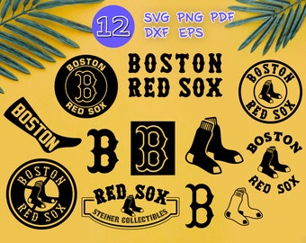 Boston Red Sox Dxf | Etsy