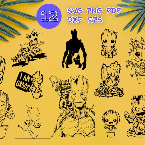 Groot Svg - Etsy
