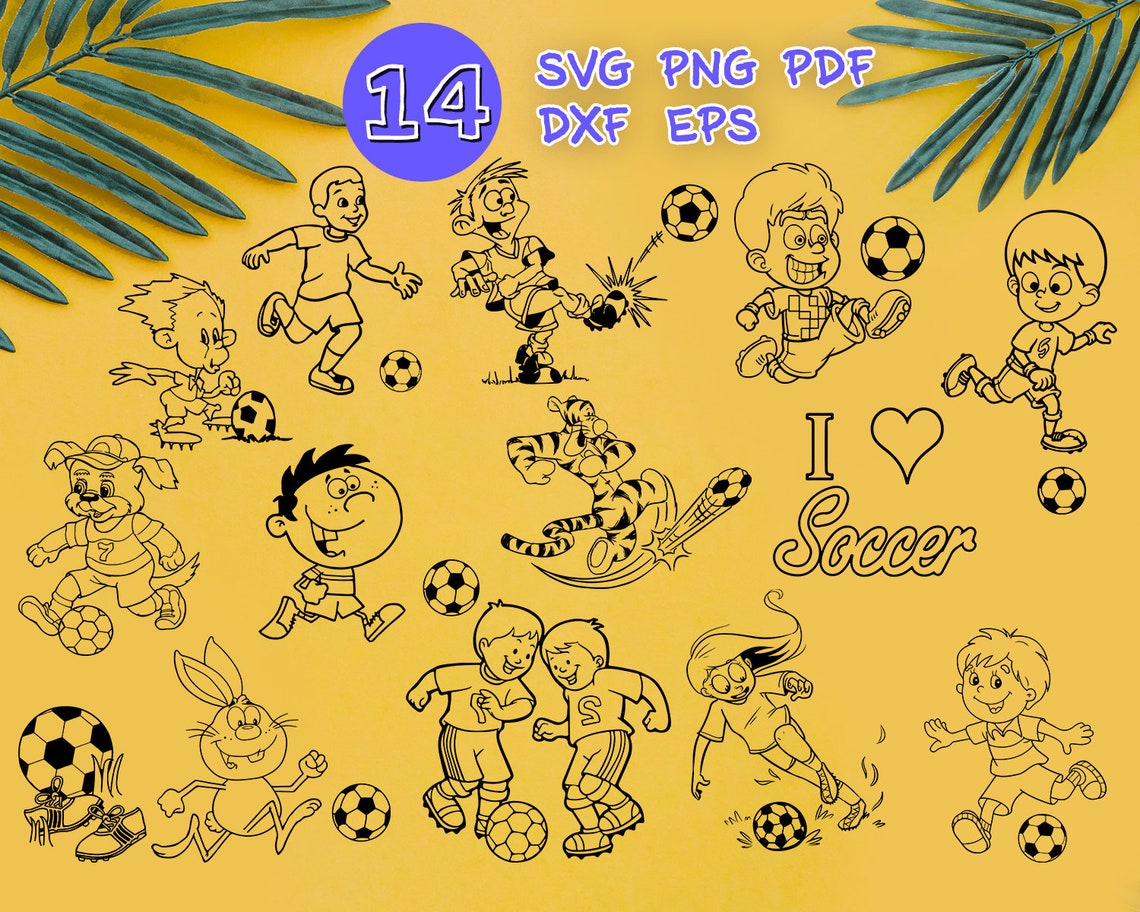 SOCCER SVG Football Svg Soccer Ball Svg Soccer Player Svg - Etsy