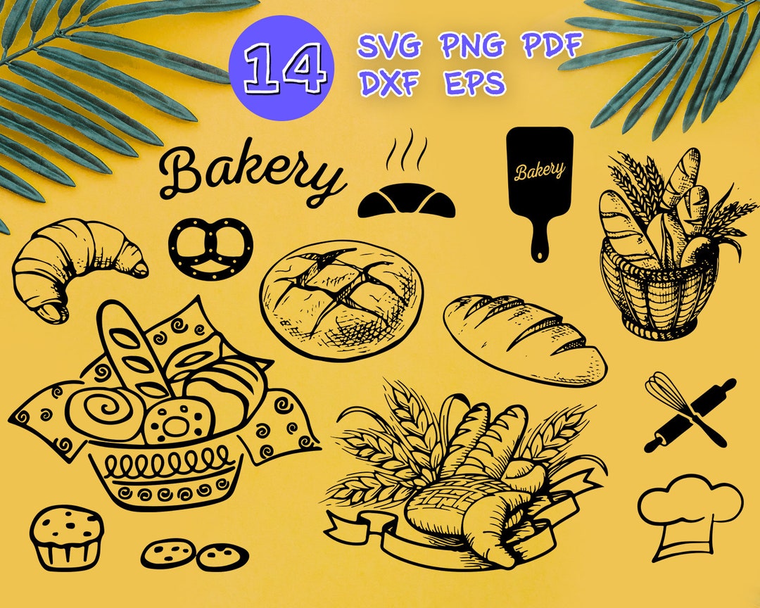 BAKERY SVG, Kitchen Svg, Baking Svg, Cooking Svg, Bakery Sign Svg ...