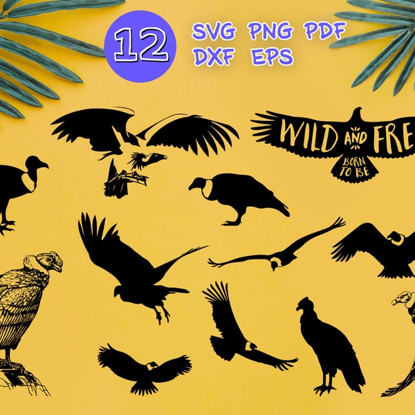 Condor Silhouette Svg - Etsy