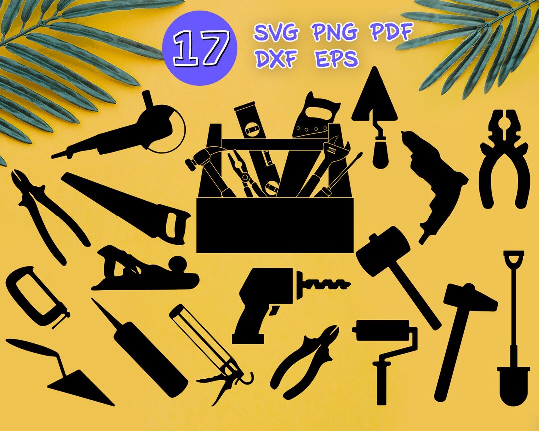 WORKER TOOLS SVG, Wrench Svg, Battery Drill Svg, Screwdriver Svg ...