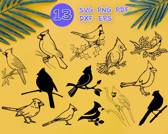 CARDINAL BIRD SVG Cardinal Svg Cardinal Svg Christmas Svg - Etsy