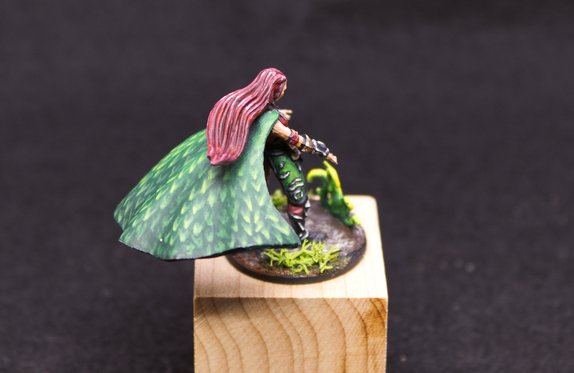 Hand-painted Elf or Half-elf Druid for D&D, Pathfinder, and Other ...
