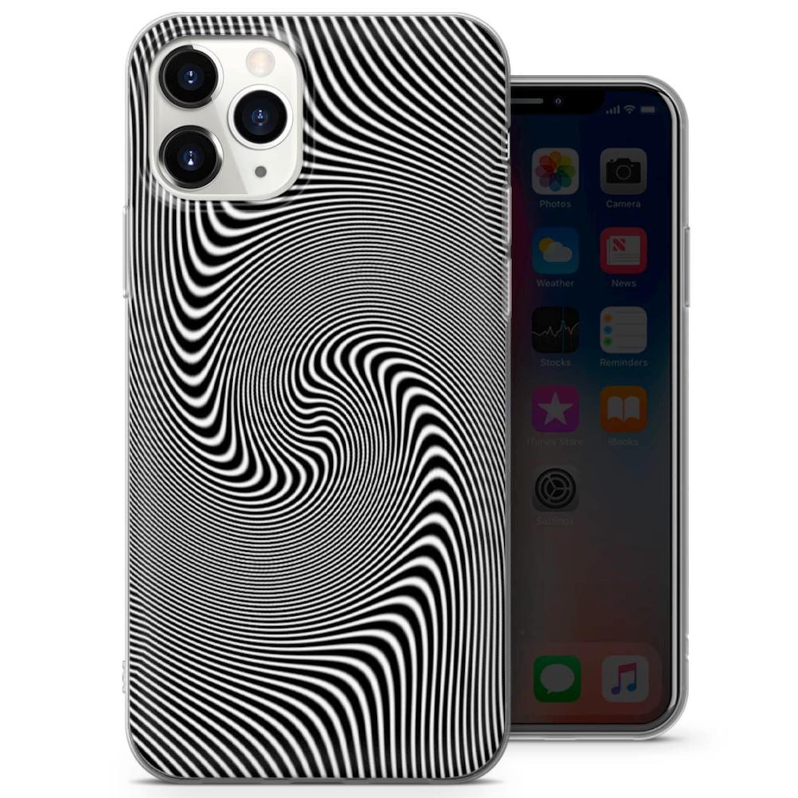 Optical Illusion Phone Case iPhone 16 Pro 15 14 Samsung S24 | Hypnotic ...