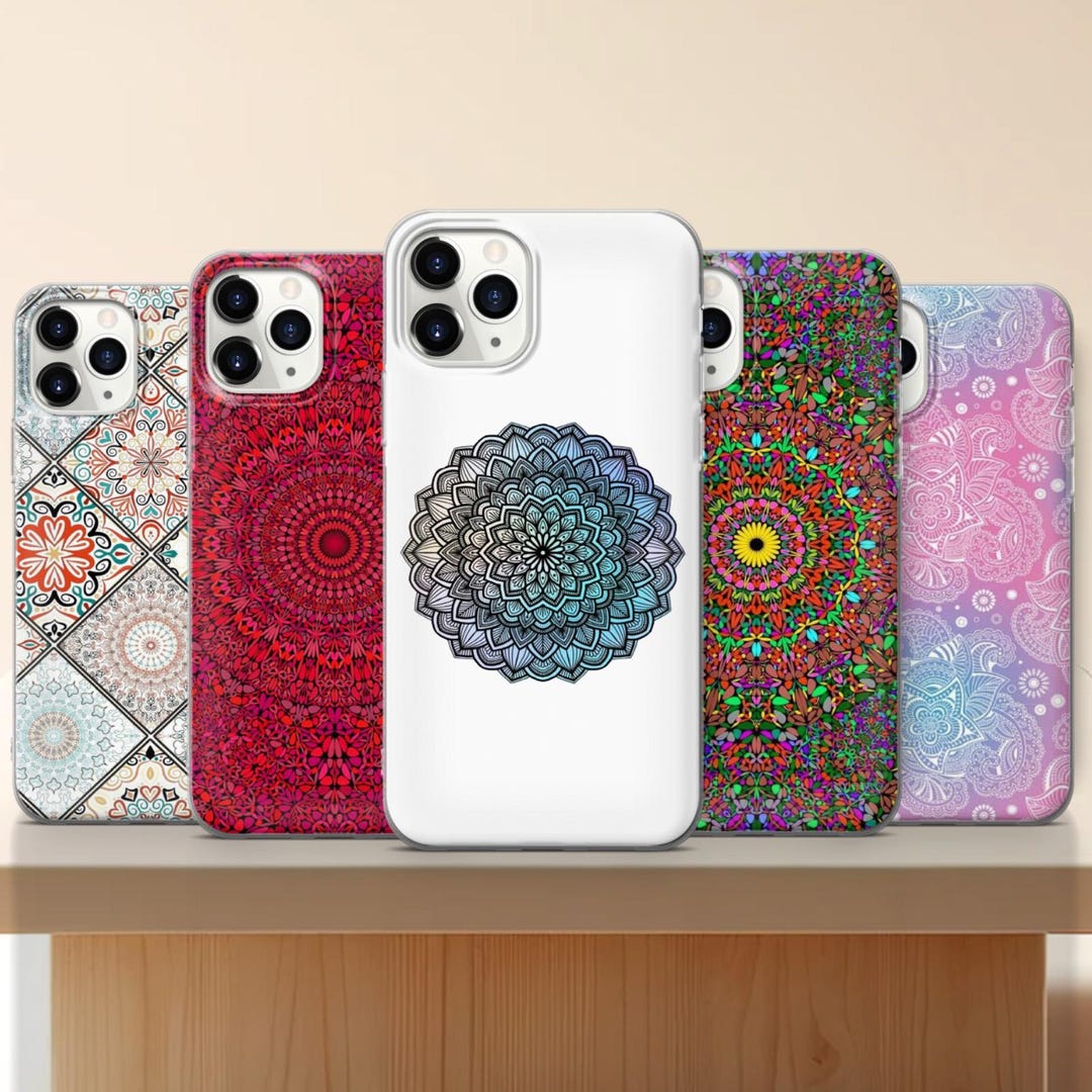 Mandala Phone Case iPhone 16 Pro 15 14 Samsung S24 S23 | Sacred ...