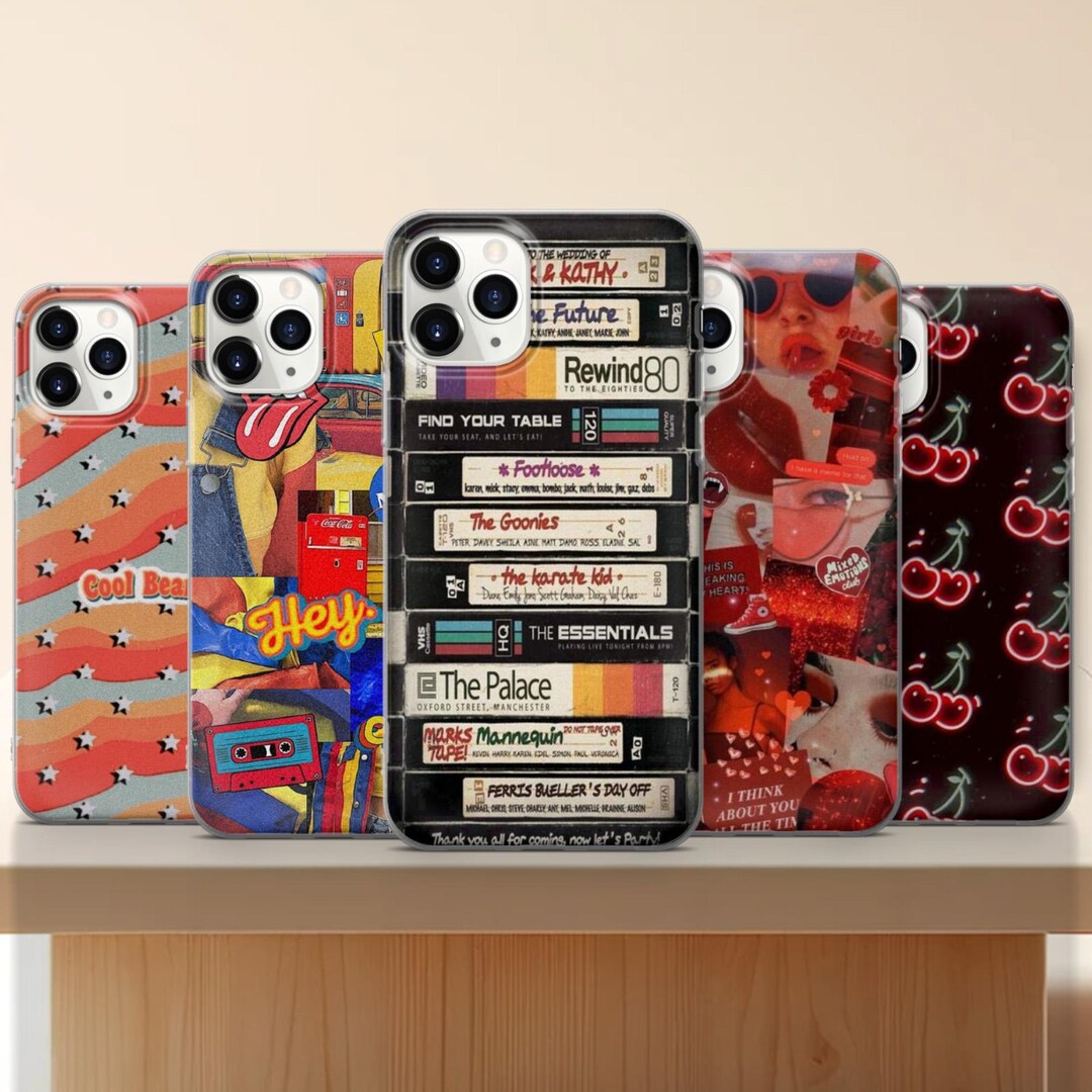 Retro VHS Phone Case iPhone 16 Pro 15 14 Samsung S24 S23 | 80s Y2K ...