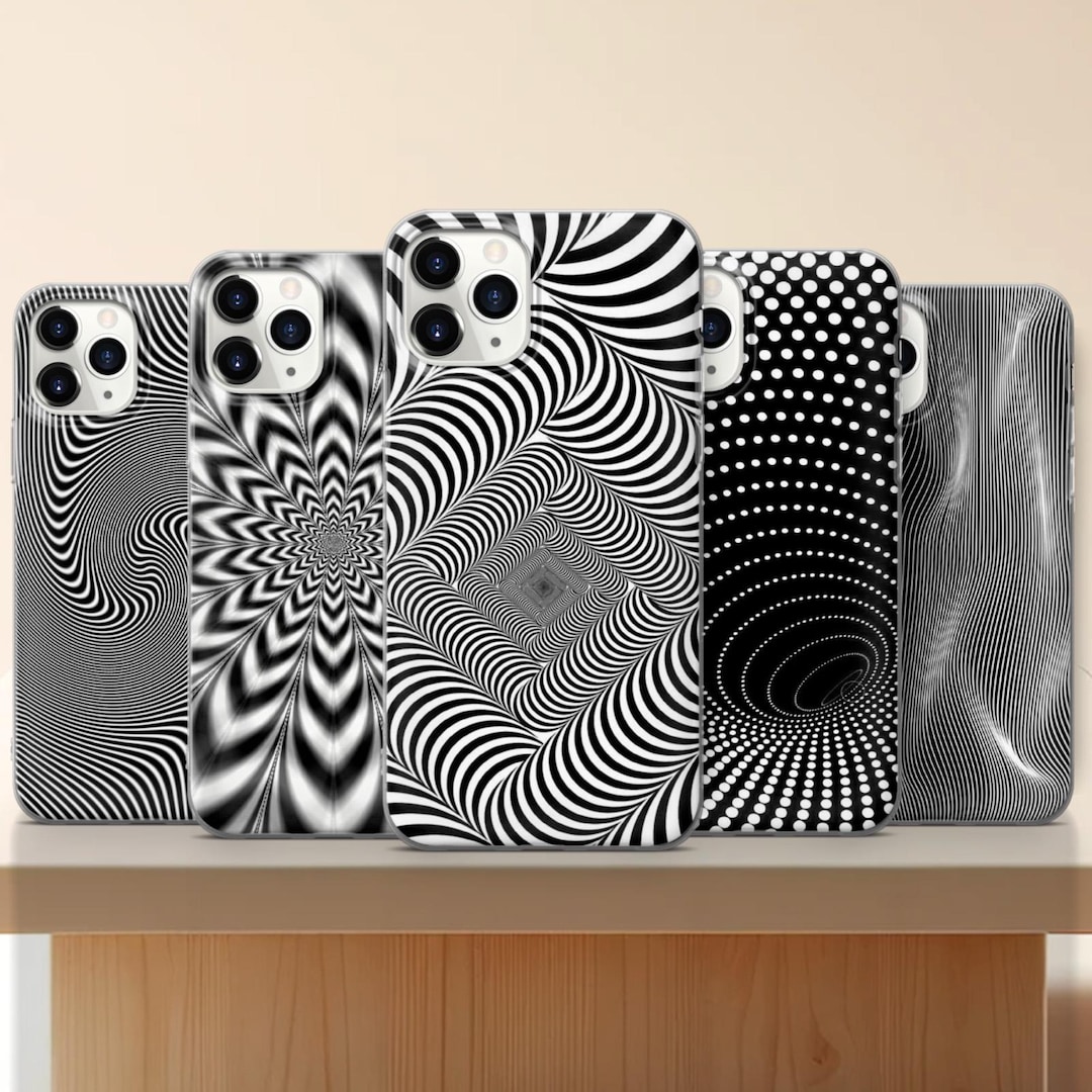 Optical Illusion Phone Case iPhone 16 Pro 15 14 Samsung S24 | Hypnotic ...
