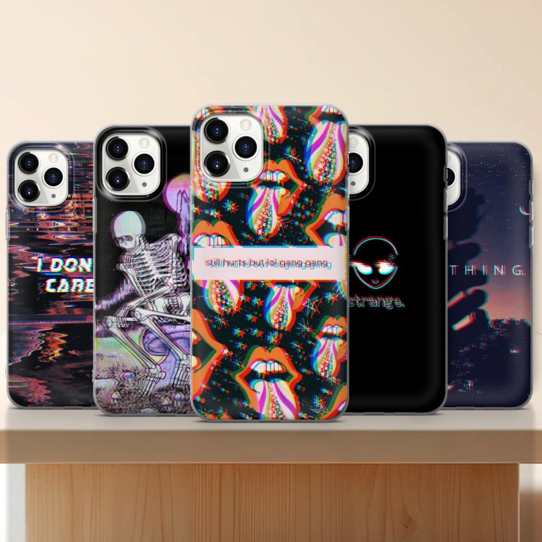 Psychedelic Phone Case iPhone 16 Pro 15 14 Samsung S24 | Trippy Y2K ...