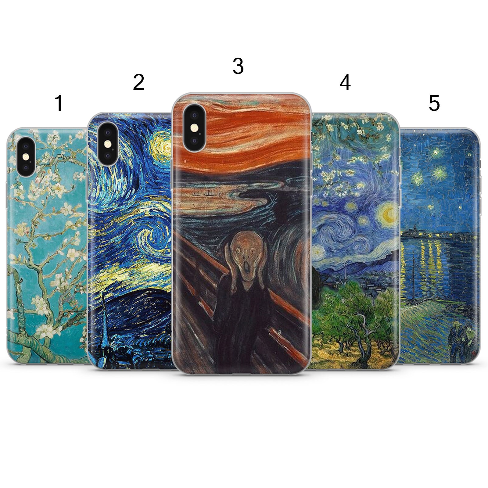 Vincent Van Gogh and Edvard Munch Paintings Beautiful Art | Etsy