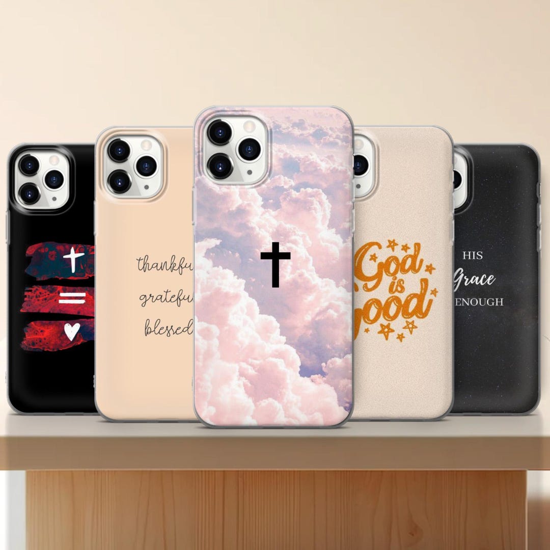 Christian Cross Phone Case iPhone 16 Pro 15 14 Samsung S24 | Faith ...