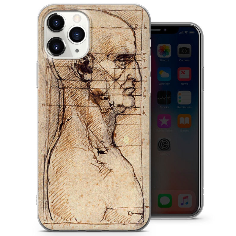 Leonardo Da Vinci Phone Case Anatomical Studies Phone Case - Etsy