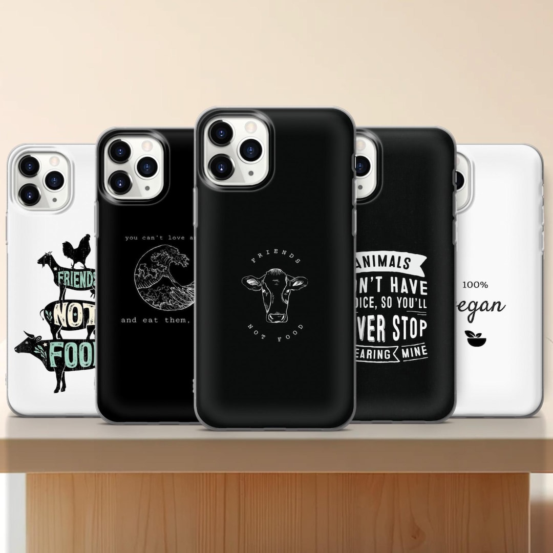 Vegan Phone Case iPhone 16 Pro 15 14 Samsung S24 S23 | Plant Based Gift ...