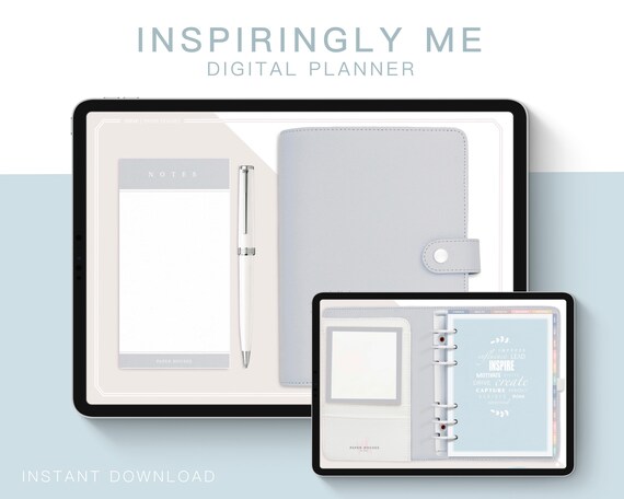 DIGITAL PLANNER Inspiringly Me Planner Undated Yearly | Etsy