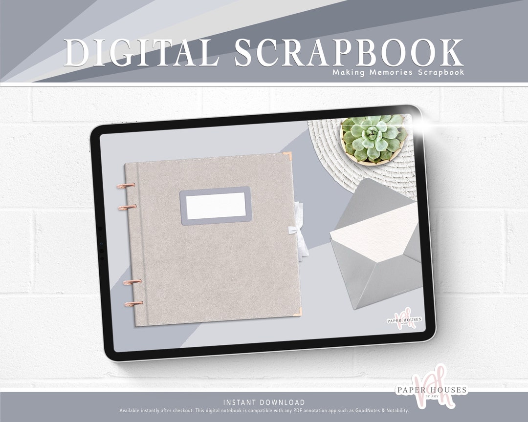 DIGITAL SCRAPBOOK - Making Memories Scrapbook / Journal / Notebook ...