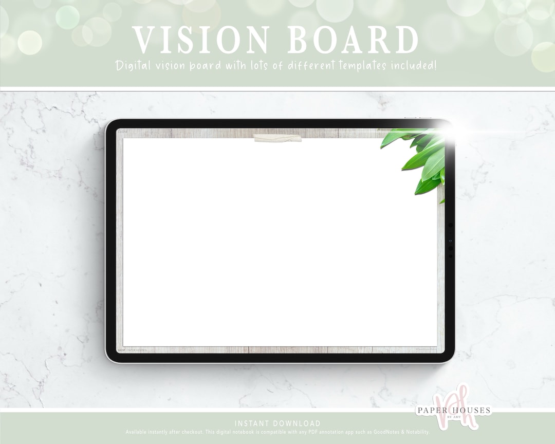 VISION BOARD | Digital Dream Board / Mood Board / Bulletin Board ...