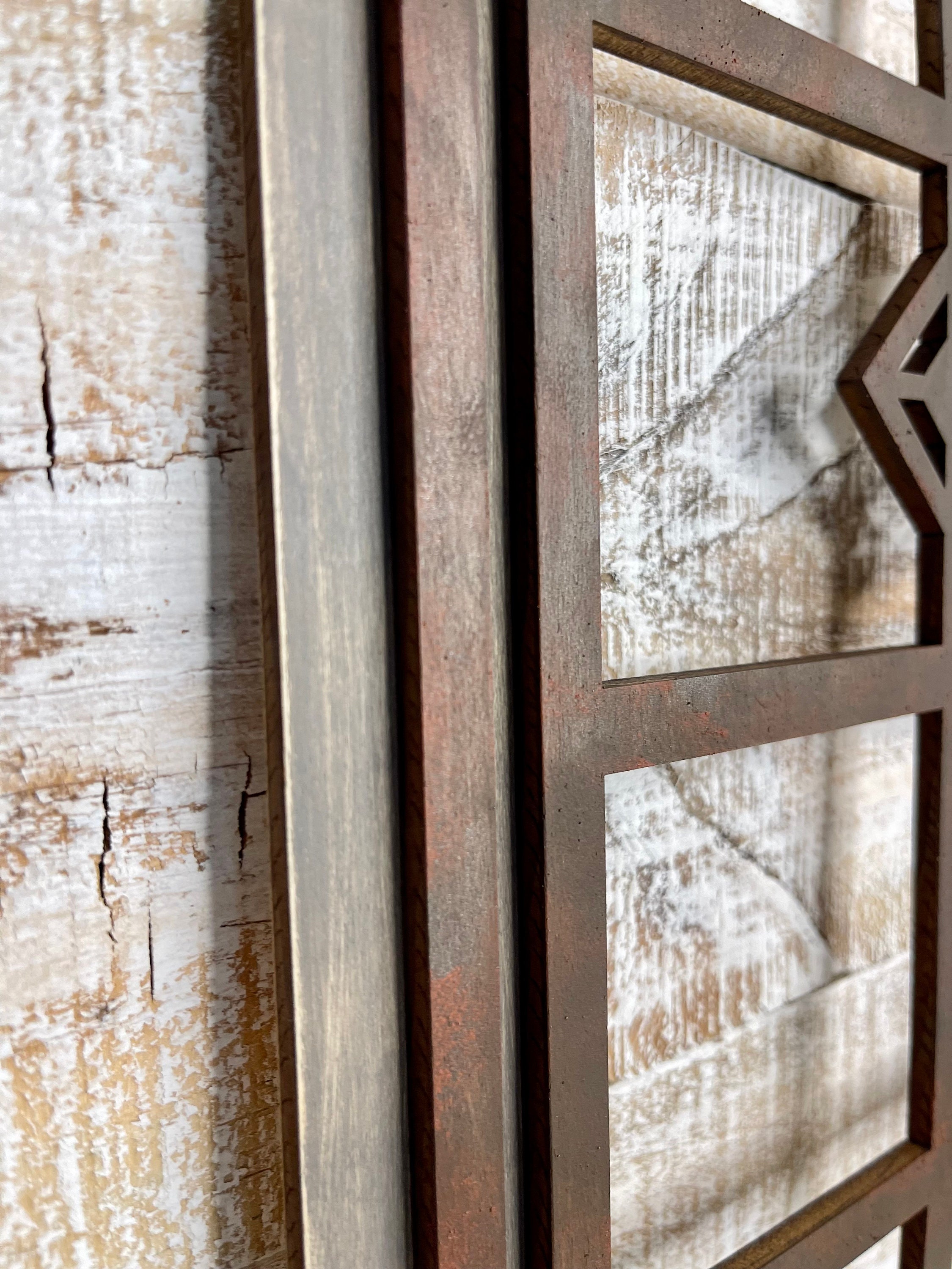 Rustic Farmhouse Window With Cross, Farmhouse Decor, Rustic Decor ...