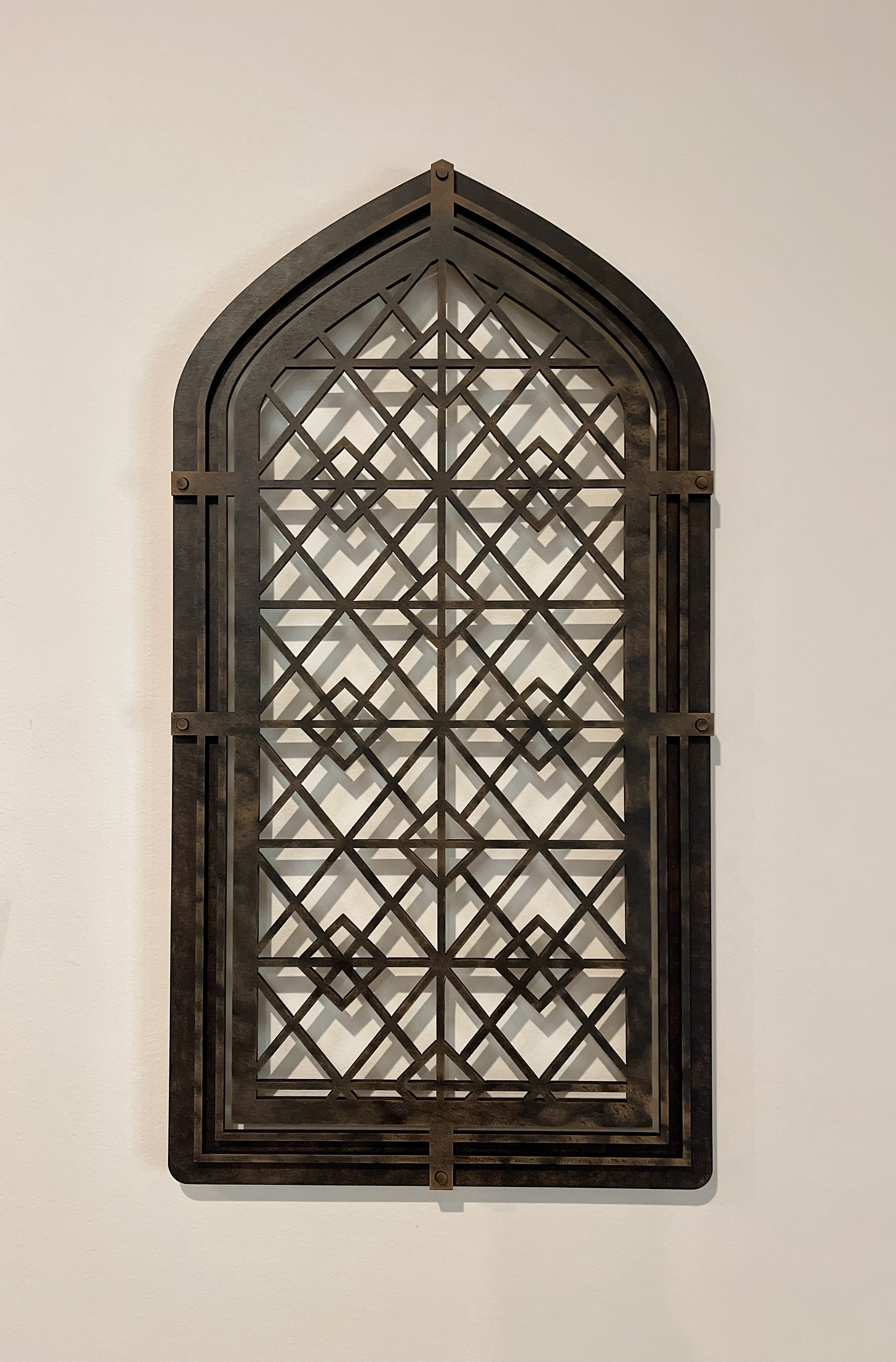 Cathedral Style "faux Wrought Iron" Wall Panels, Church Window Decor ...