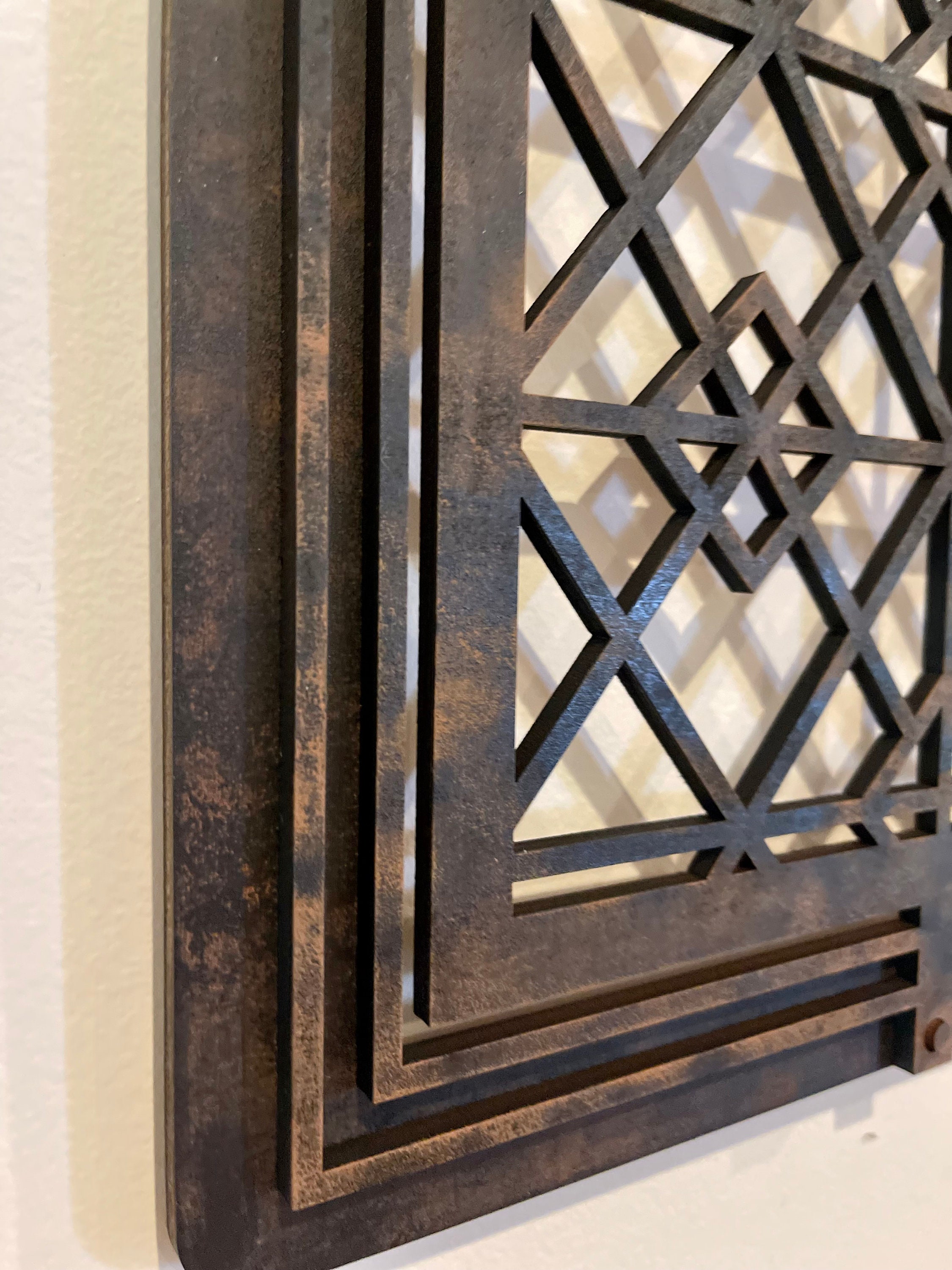 Cathedral Style "faux Wrought Iron" Wall Panels, Church Window Decor ...