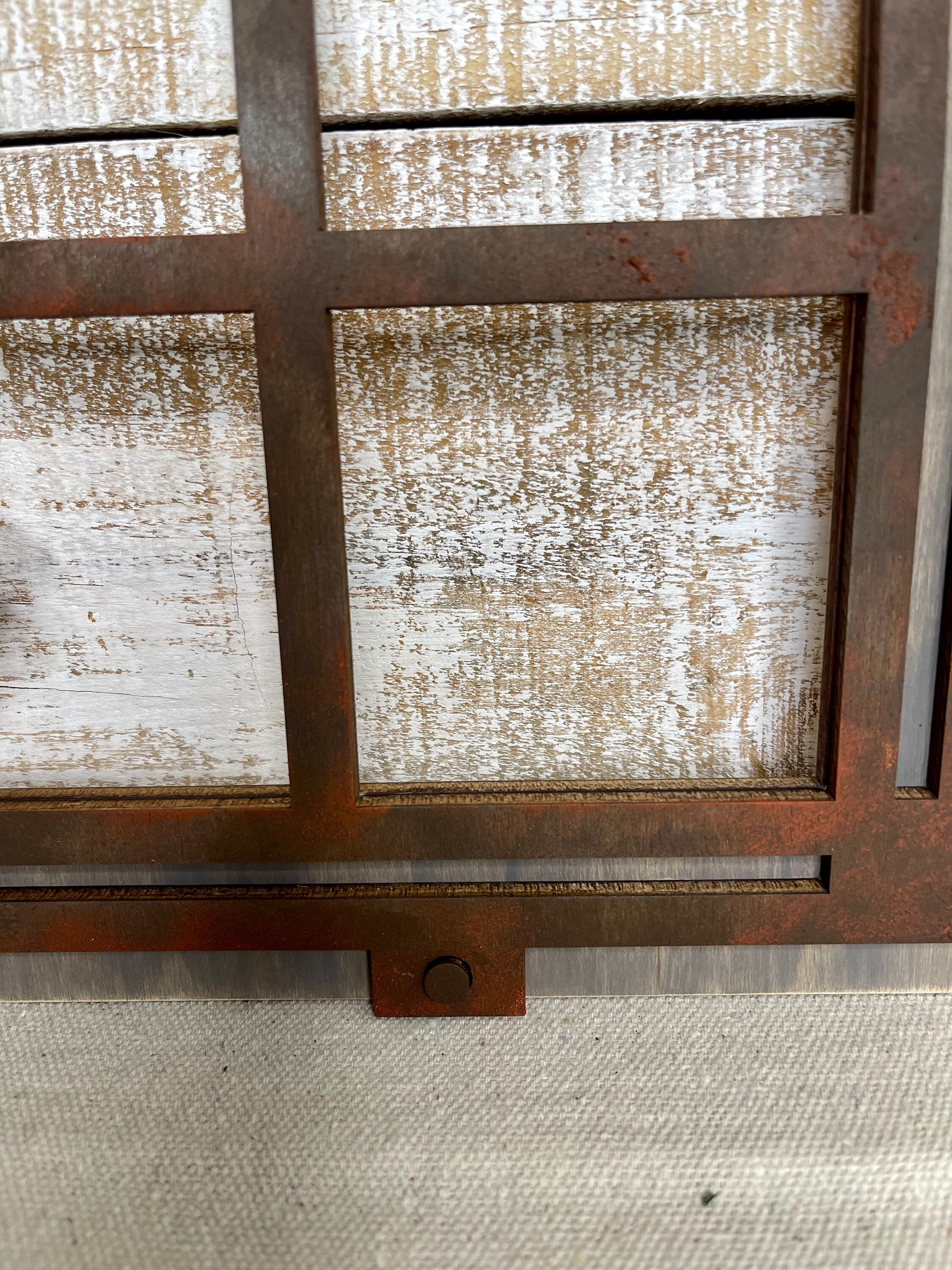 Rustic Farmhouse Window With Cross, Farmhouse Decor, Rustic Decor ...