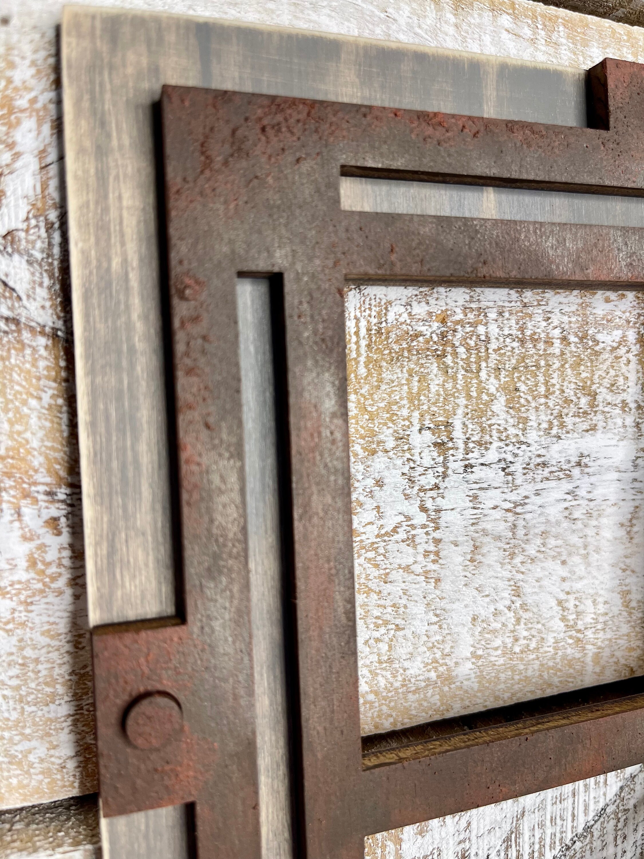 Rustic Farmhouse Window With Cross, Farmhouse Decor, Rustic Decor ...