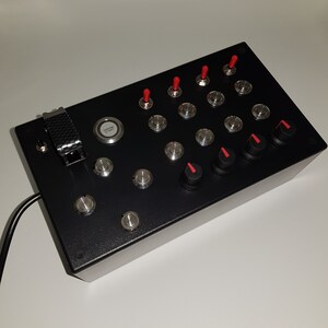 PC USB Button Box 30 Functions Back Lit Red Sim Racing - Etsy