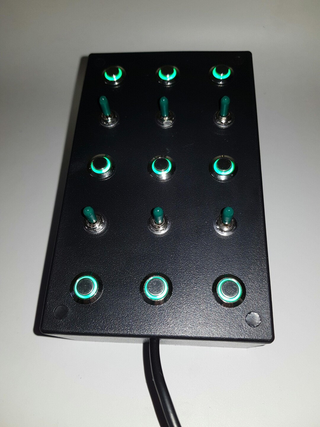 Pc USB Button Box 21 Functions for DCS, IL2, Microsoft 2020 Flight Sim ...