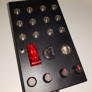 Pc Usb Button Box 28 Functions Backlit Red With Backlit Engine Start ...