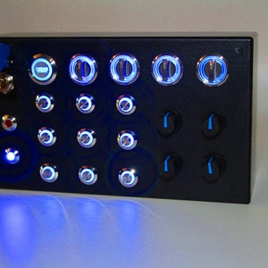 PC USB 31 Functions Button Box for Simracing All Backlit Blue Buttons ...