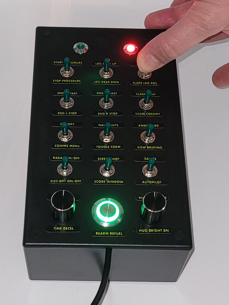 Pc USB Button Box 29 Functions for DCS Including Labels Sheet - Etsy