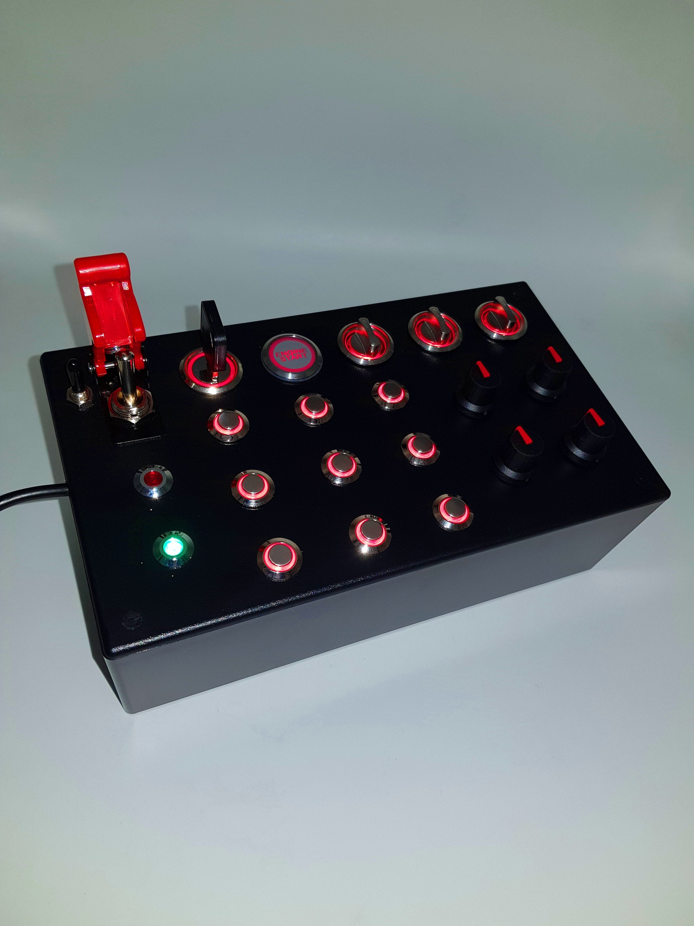 Pc Usb Button Box 30 Functions for Truck & Racing Simulators - Etsy