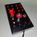 PC USB 28 Function Push Button Box Red + Start Engine + Neon Labels ...