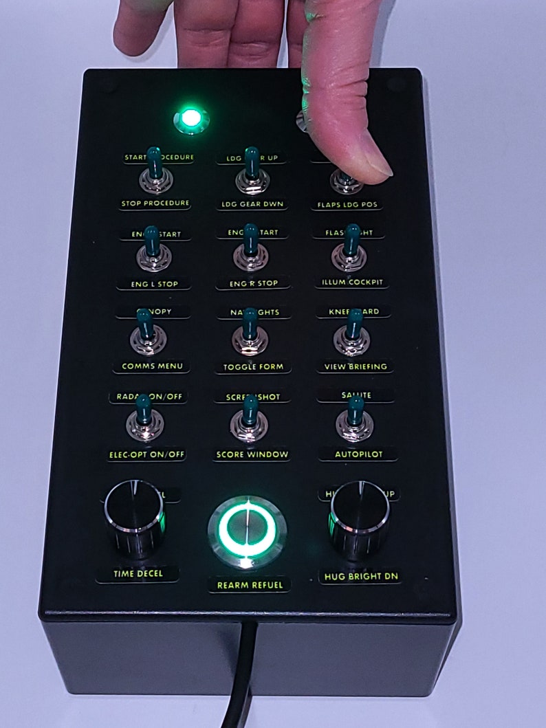 Pc USB Button Box 29 Functions for DCS Including Labels Sheet - Etsy