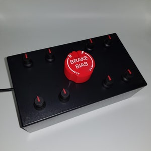 PC Usb 9 Rotary Encoders With RED Bbias Button Box 18 Functions ...