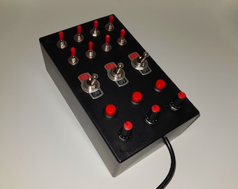 Curasim Controls Sim Racing Button Box | Full-metal RGB Illuminated ...