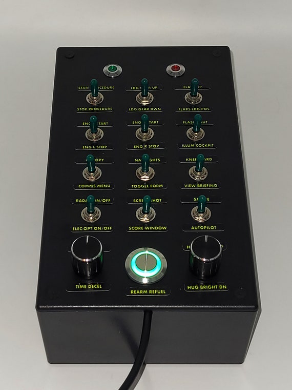 Pc USB Button Box 29 Functions for DCS Including Labels Sheet - Etsy