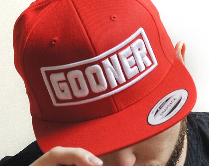 Arsenal GOONER Snapback Hat Gunners AFC Hat 3D Stitch - Etsy UK