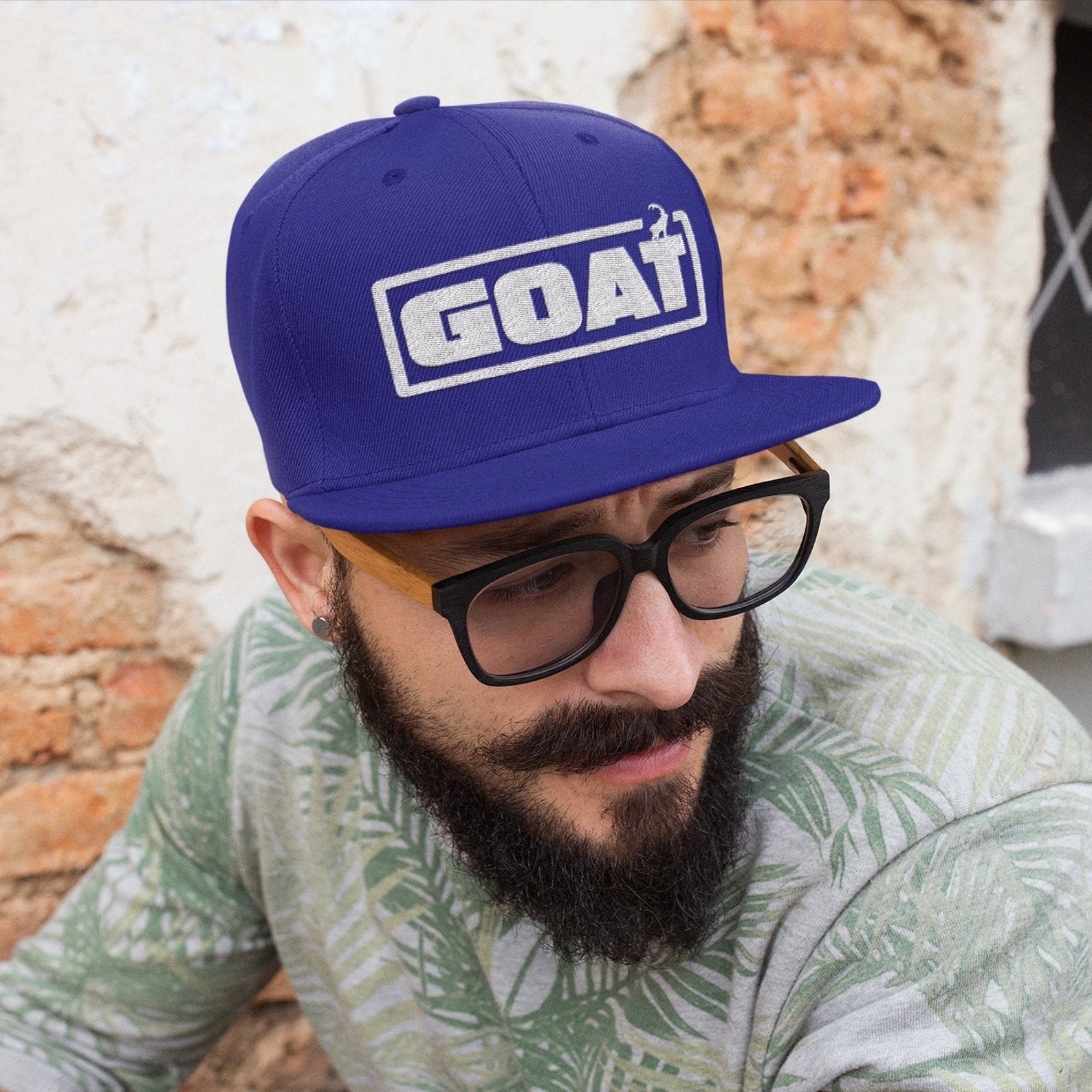 GOAT greatest of All Time Snapback Hat 3D Stitch Hat - Etsy