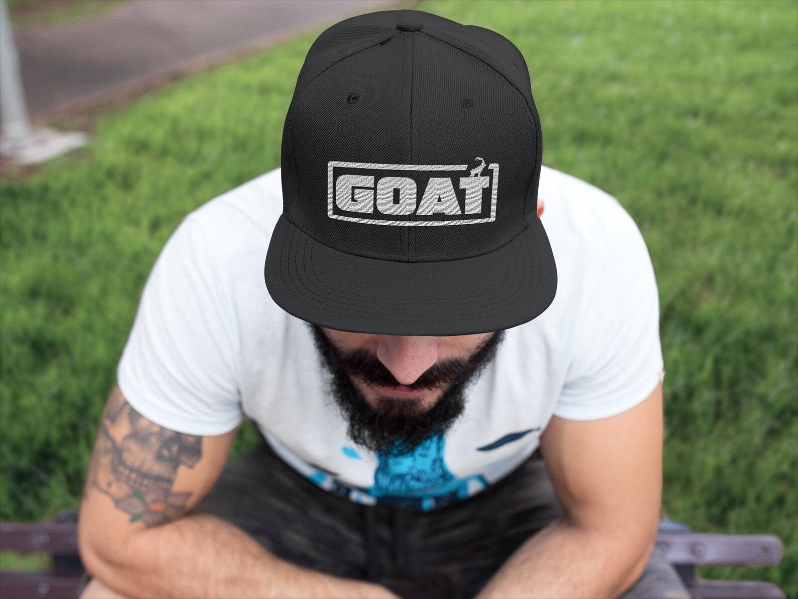 GOAT greatest of All Time Snapback Hat 3D Stitch Hat - Etsy