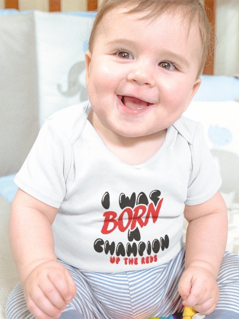 Liverpool FC Baby Onesie Infant Bodysuit Born A Champion - Etsy
