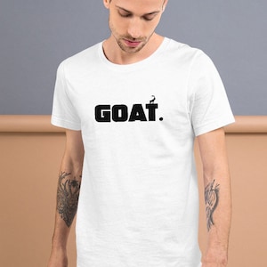 GOAT greatest of All Time Men's T-shirt Goat Tee Fashion T-shirt ...