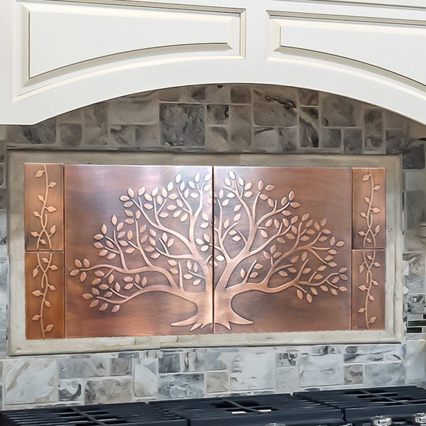 Copper Backsplash Kitchen - Etsy