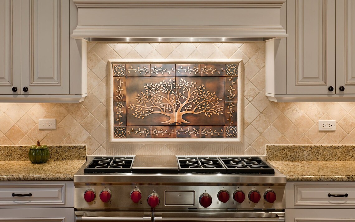 Copper Tiles 18 Copper Accent Tiles 30x18 Tree - Etsy