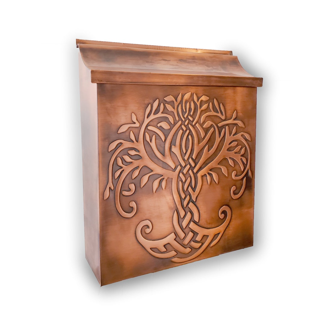 Inspiring Copper Mailbox Wall Mount Images