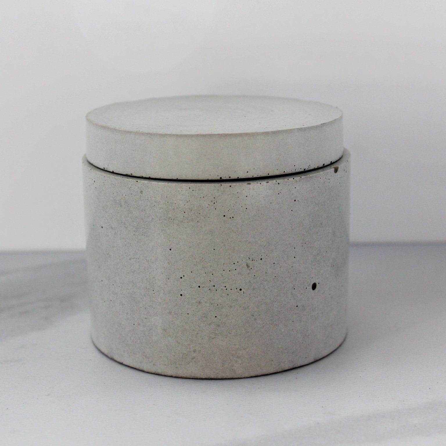 Minimalist Concrete Salt Cellar With Lid-salt Pig-salt and - Etsy