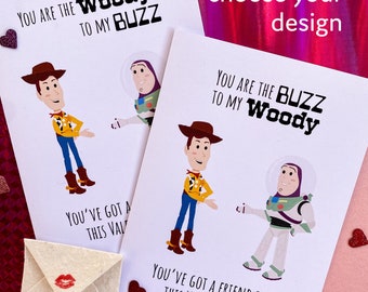 Toy Story Valentine Card | Etsy UK