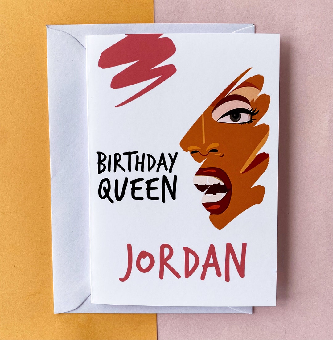 Ru Paul Drag Race Card Birthday Queen Card Drag Queen Card - Etsy